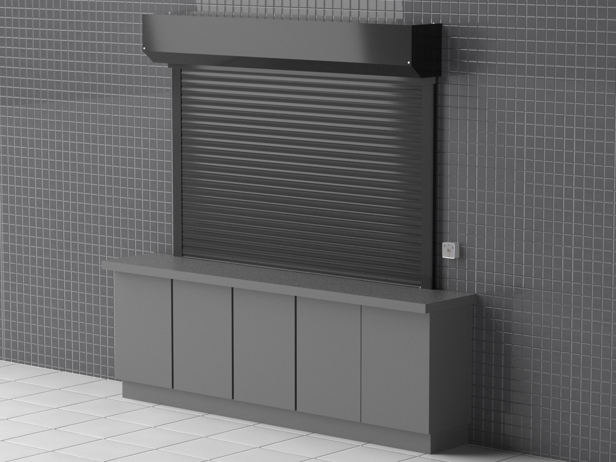 Compact Bar Servery Shutter | Security Direct
