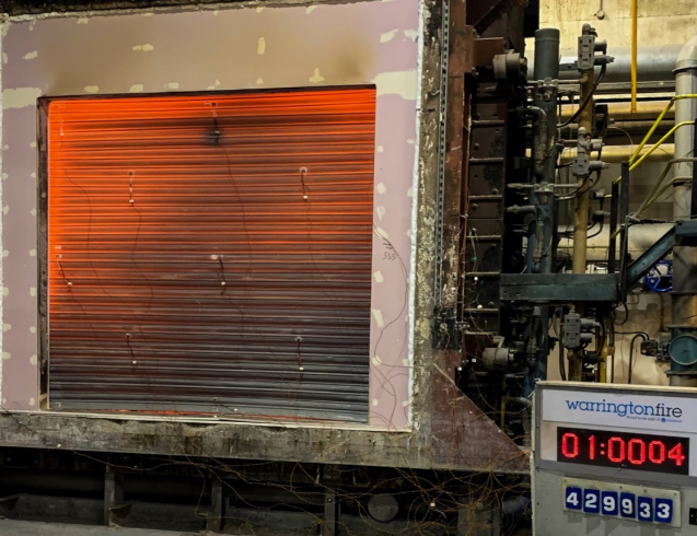 Fire Shutters for Doorways on Flexible Structures |… | Security Direct