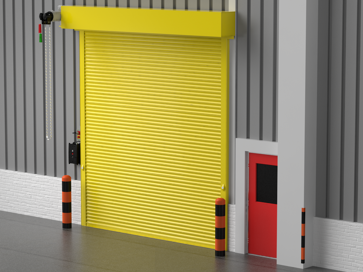 Industrial Steel Door - LPS1175 Security Level 2 | Security Direct