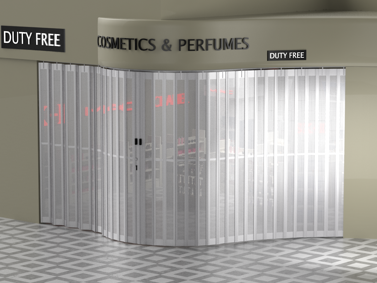 Perforated Internal Sliding Security Shutters - 30%… | Security Direct